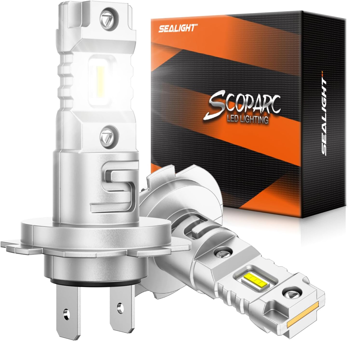 SEALIGHT 2024 Newest H7 LED Headlight Bulbs, Upgrade 600% Super Bright ...