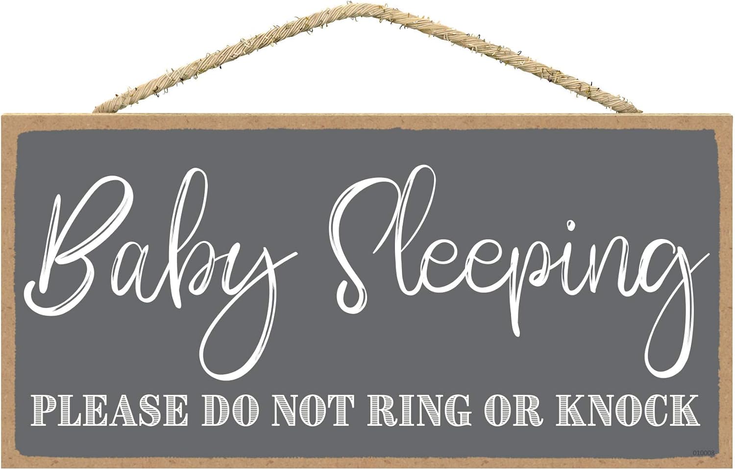 Baby Sleeping Sign – Baby Sleeping Sign Front Door 5 x 10 inches – Do ...