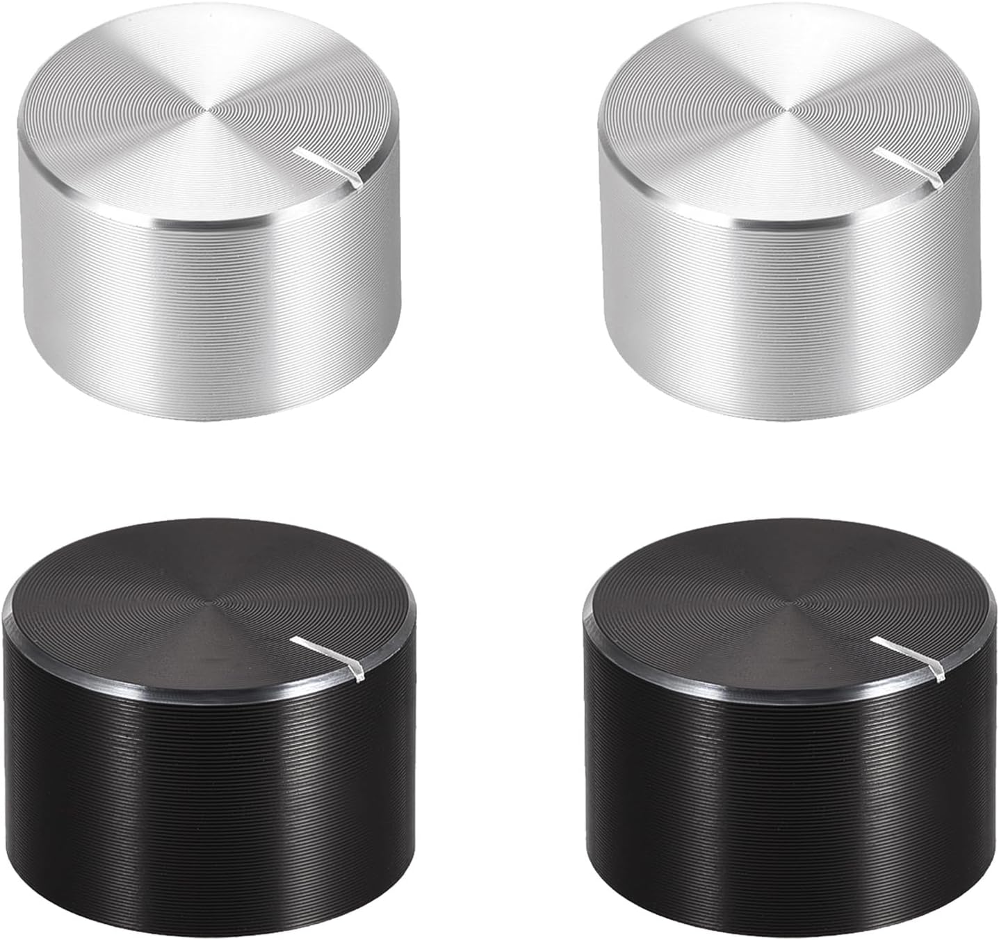 sourcing map Potentiometer Knob Knurled Shaft 6mm Shaft Dia. Rotary ...