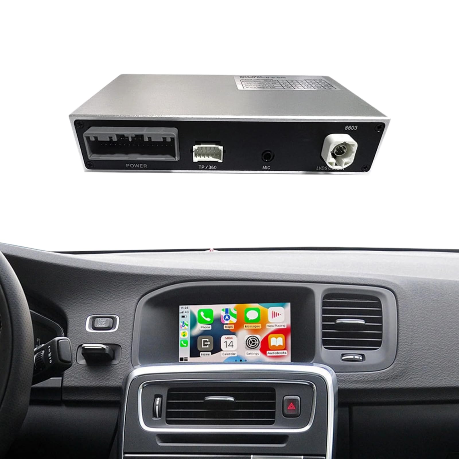 Amazon.com: Wireless CarPlay and Android Auto Compatible with Volvo V40 ...