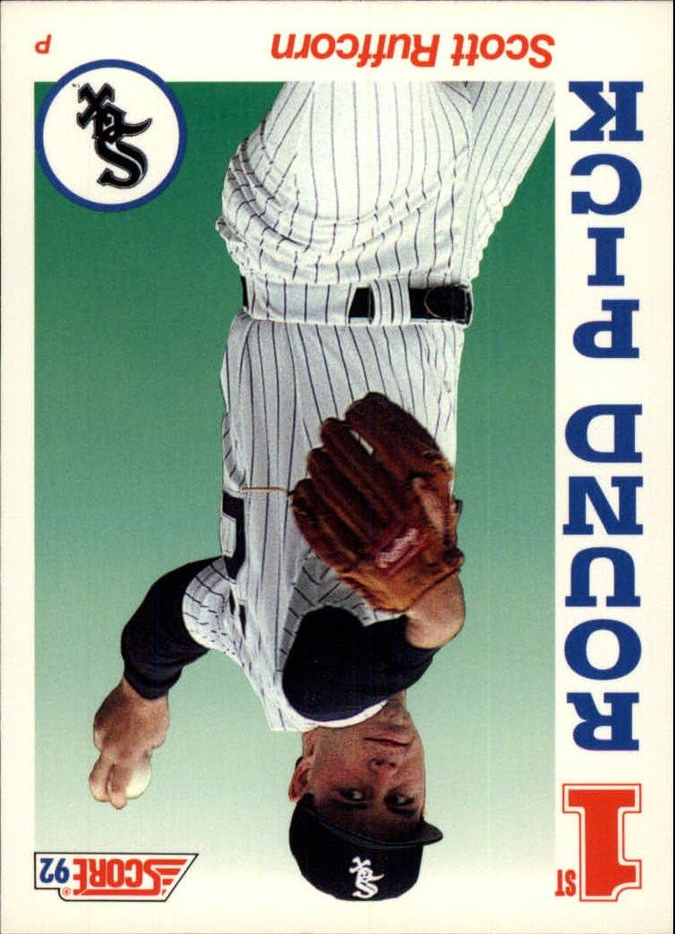 Amazon.com: 1992 Score Baseball Rookie Card #806 Scott Ruffcorn ...