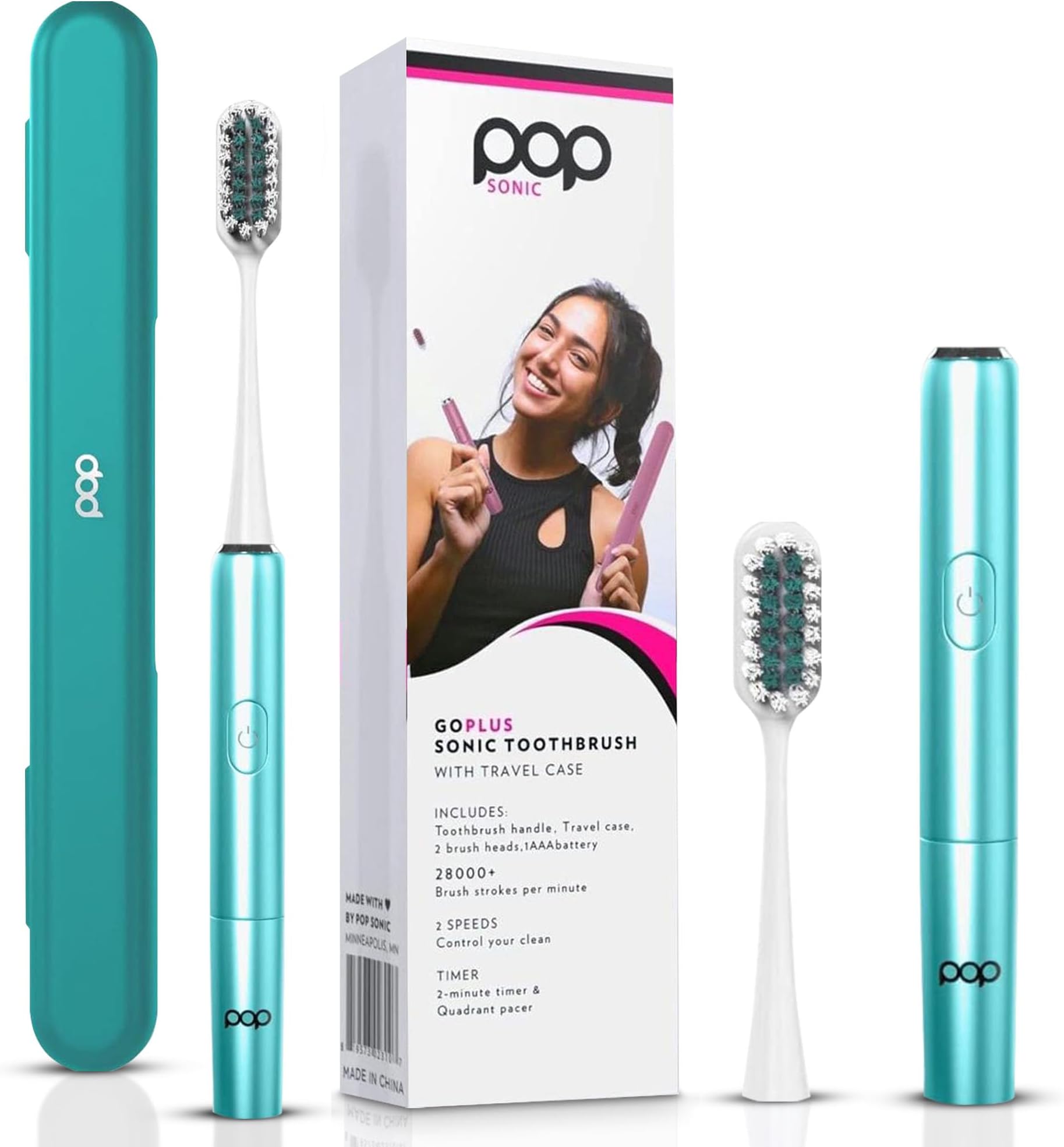 Amazon.com: Quip Sonic Toothbrush for Adults with Timer - Includes ...