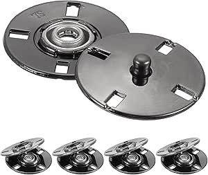 Amazon.com: uxcell 5Pcs Snap Buttons, Metal Invisible Buckle Fasteners ...