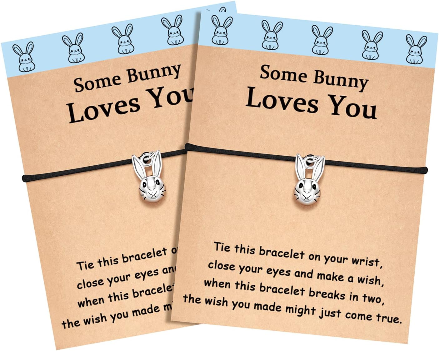 Amazon.com: KINGSIN Easter Basket Stuffers, Bunny Bracelet, Easter ...