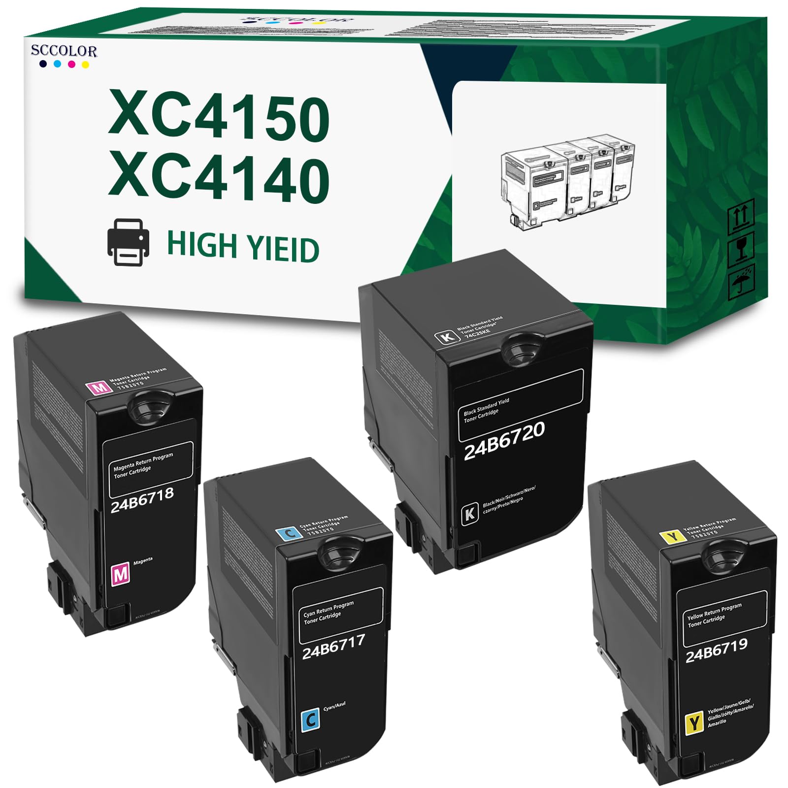 Amazon.com: Compatible XC4140 XC4150 XC4143 XC4153 Toner Cartridge High ...