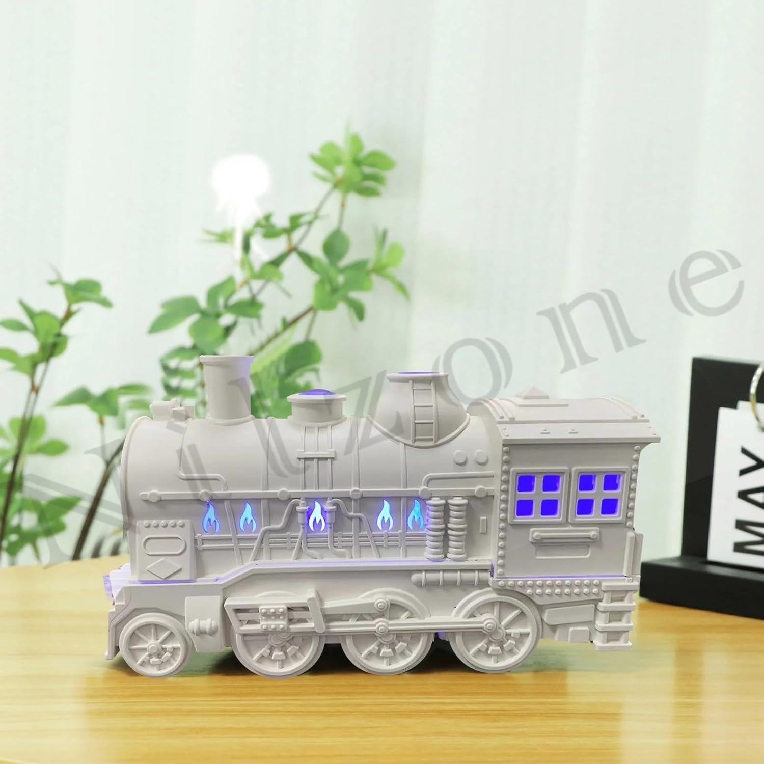 Nilzone Train Shape Essential Oil Diffuser 300ml,Train Shape ...