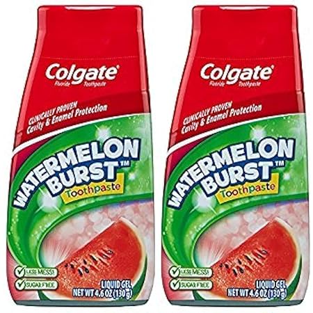 Amazon.com: Colgate Kids Watermelon Burst Toothpaste, 4.6 Ounce (Pack ...