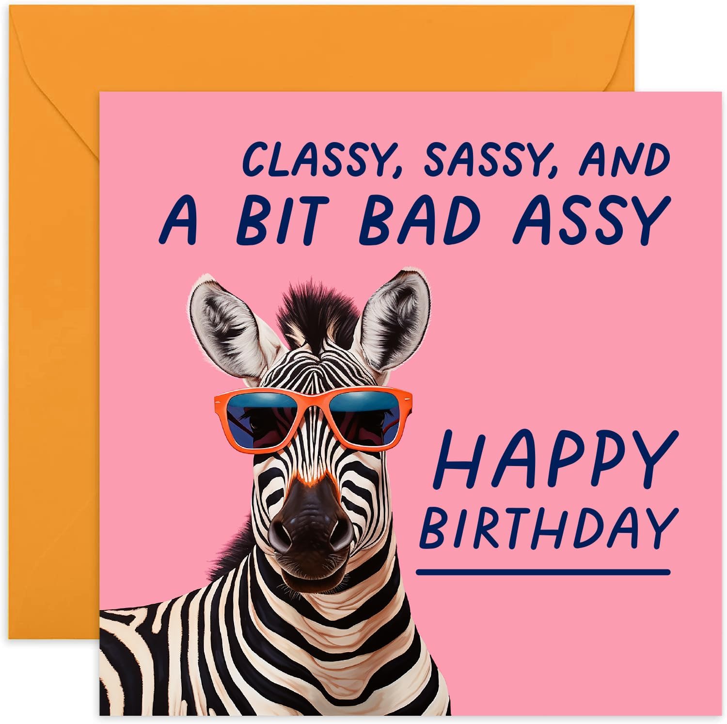 Amazon.com : Old English Co. Fun Birthday Card for Her - 'Always Classy ...