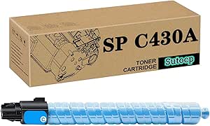 Amazon.com: SUTOCP Compatible SP C430A 821105 821106 821107 821108 Replacement Toner Cartridge ...