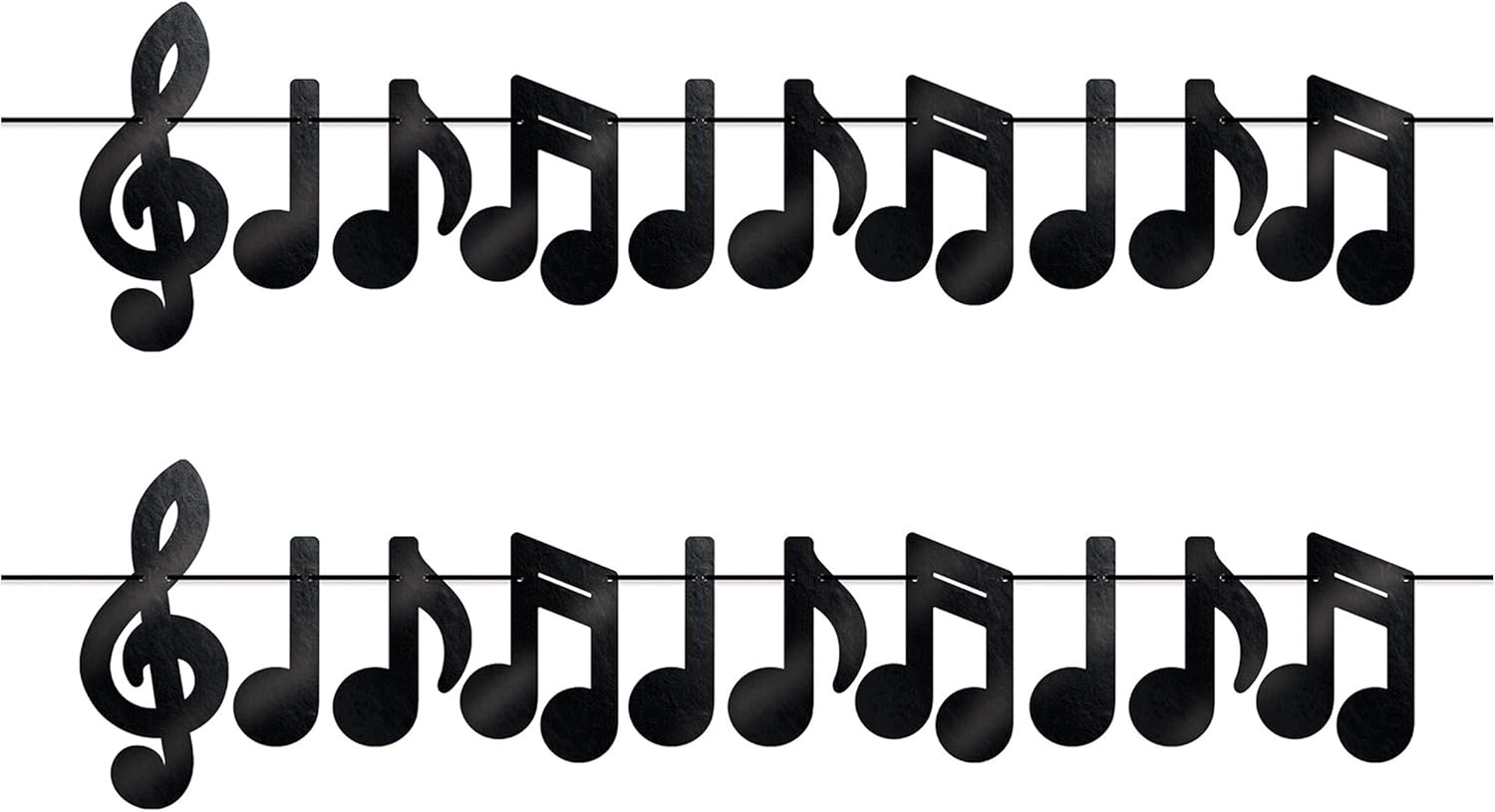 Amazon.com: Beistle , 2Piece Foil Musical Notes Streamers, 13.75" x 6 ...