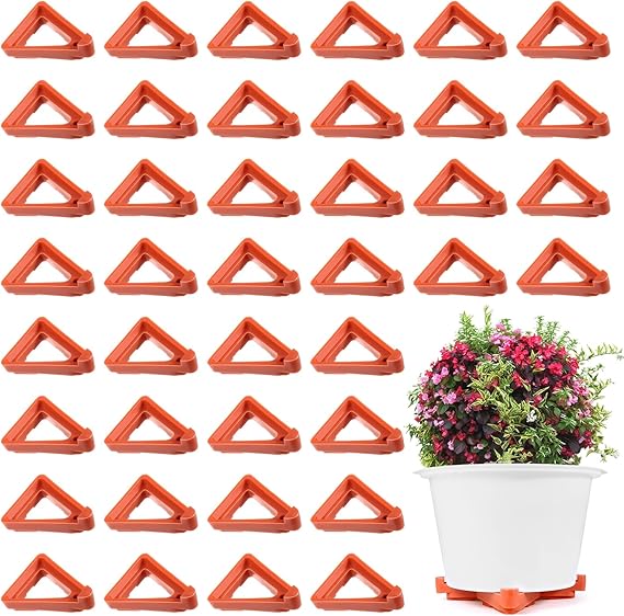 Zuimei 40 Pieces Plant Pot Feet, Invisible Flower Pot Feet for Garden ...