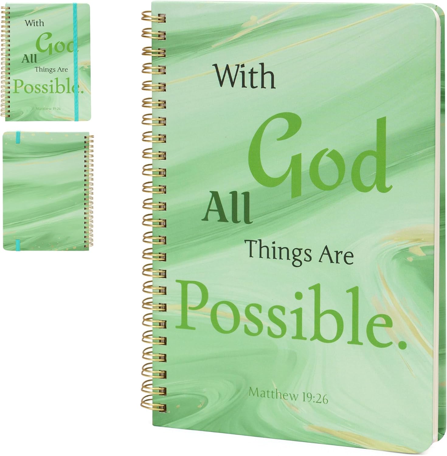 Amazon.com : AmorBeBe Spiral Notebook Lined for Women & Men, 100 GSM ...