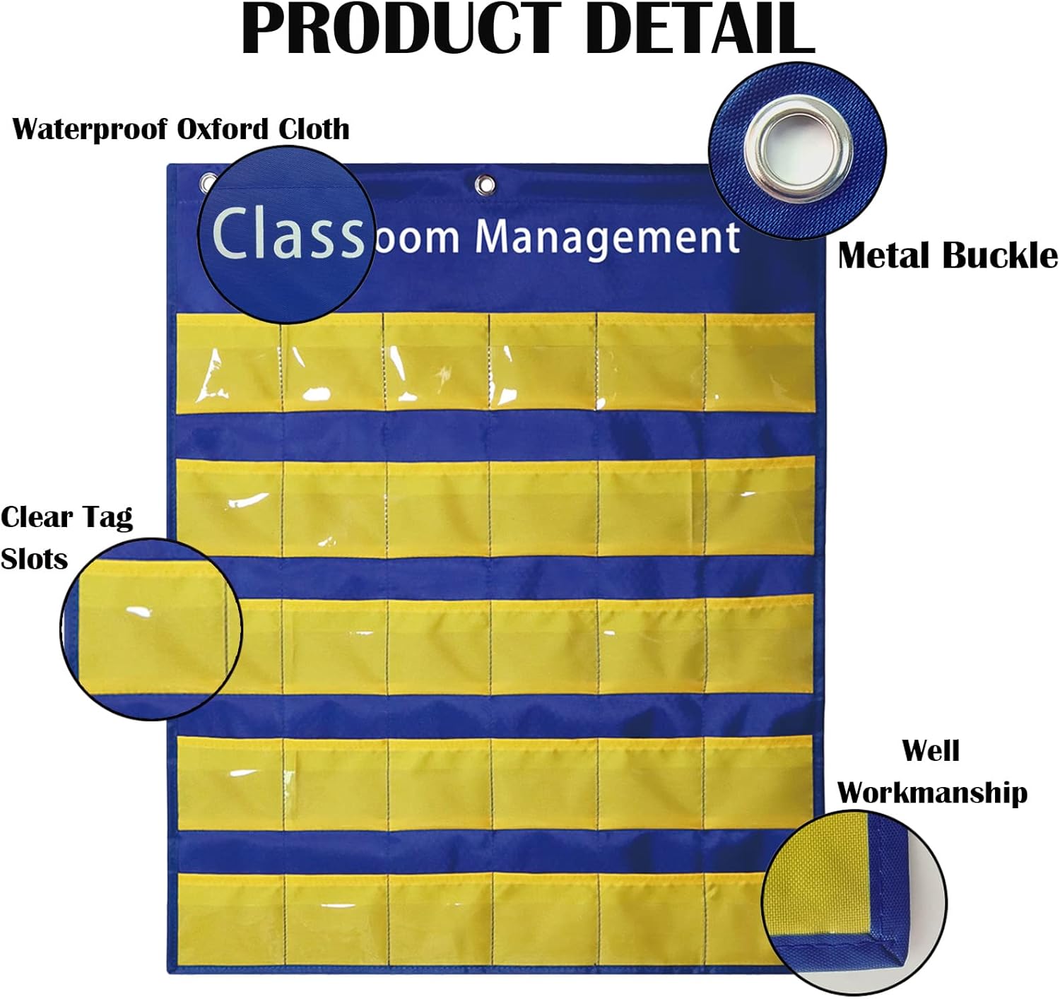 Classroom Management Pocket Chart for Preschool Wall Barbados | Ubuy