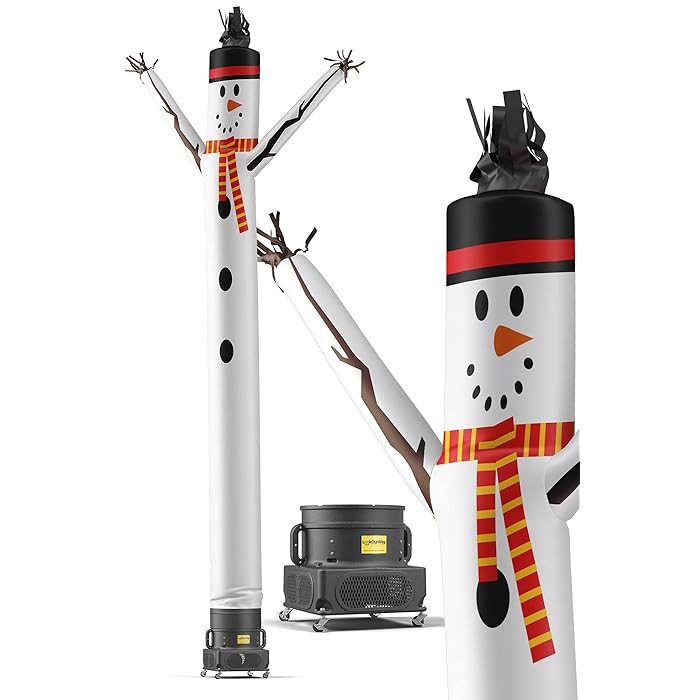 Buy LookOurWay Snowman Air Dancers Inflatable Tube Man Complete Set ...