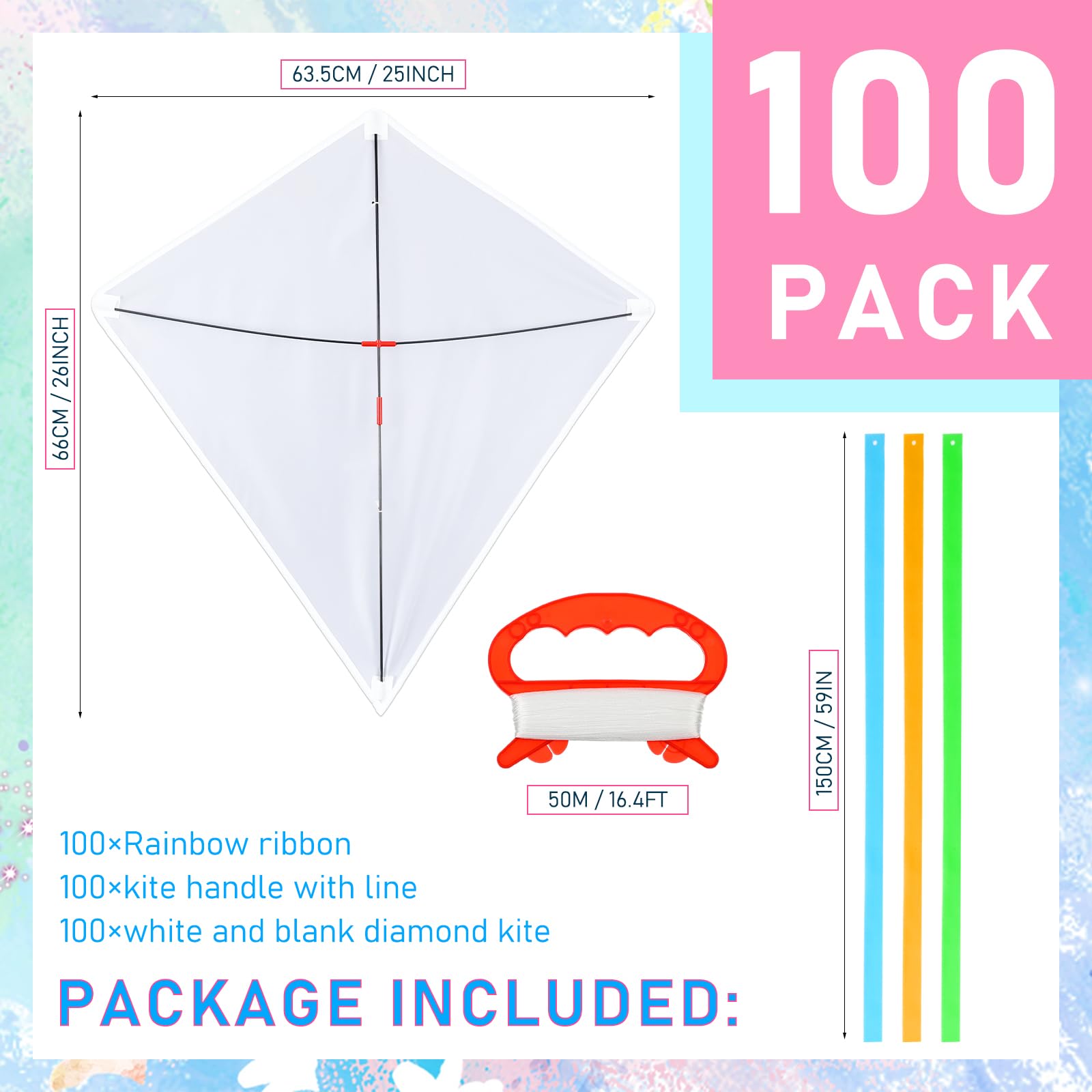 Gala Kite Dimensions