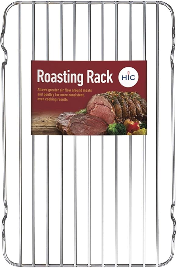 Amazon.com: HIC Kitchen Wire Roasting Baking Broiling Rack, 12-Inches x ...