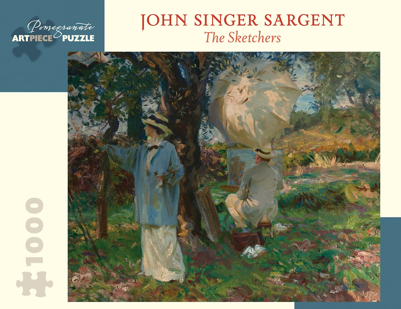 John Singer Sargent the Sketchers 1000-Piece Jigsaw Puzzle ...