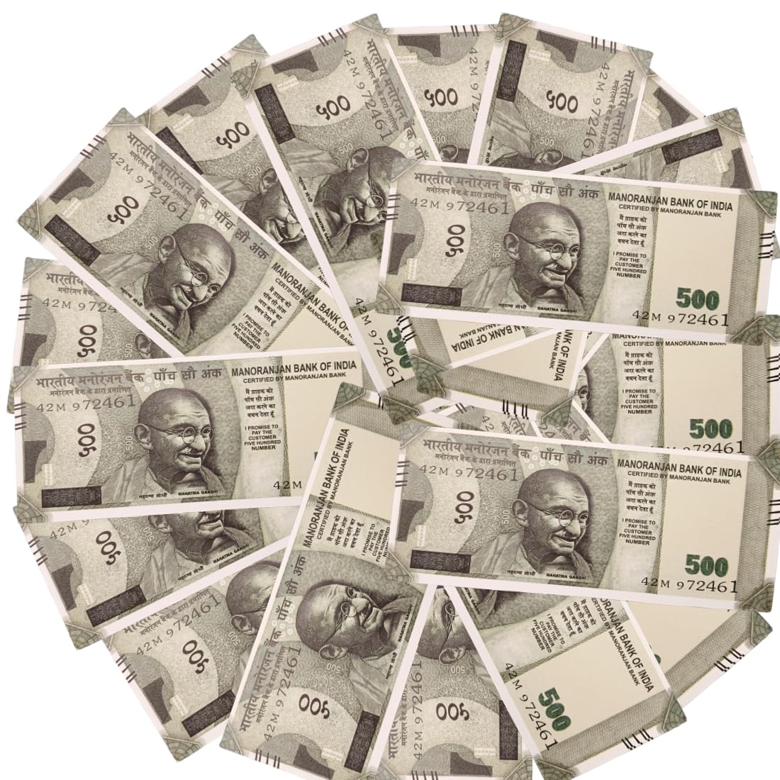 Indian Rupee Note Bundle Framed Print Of Bundle Of 500 Rupee Note