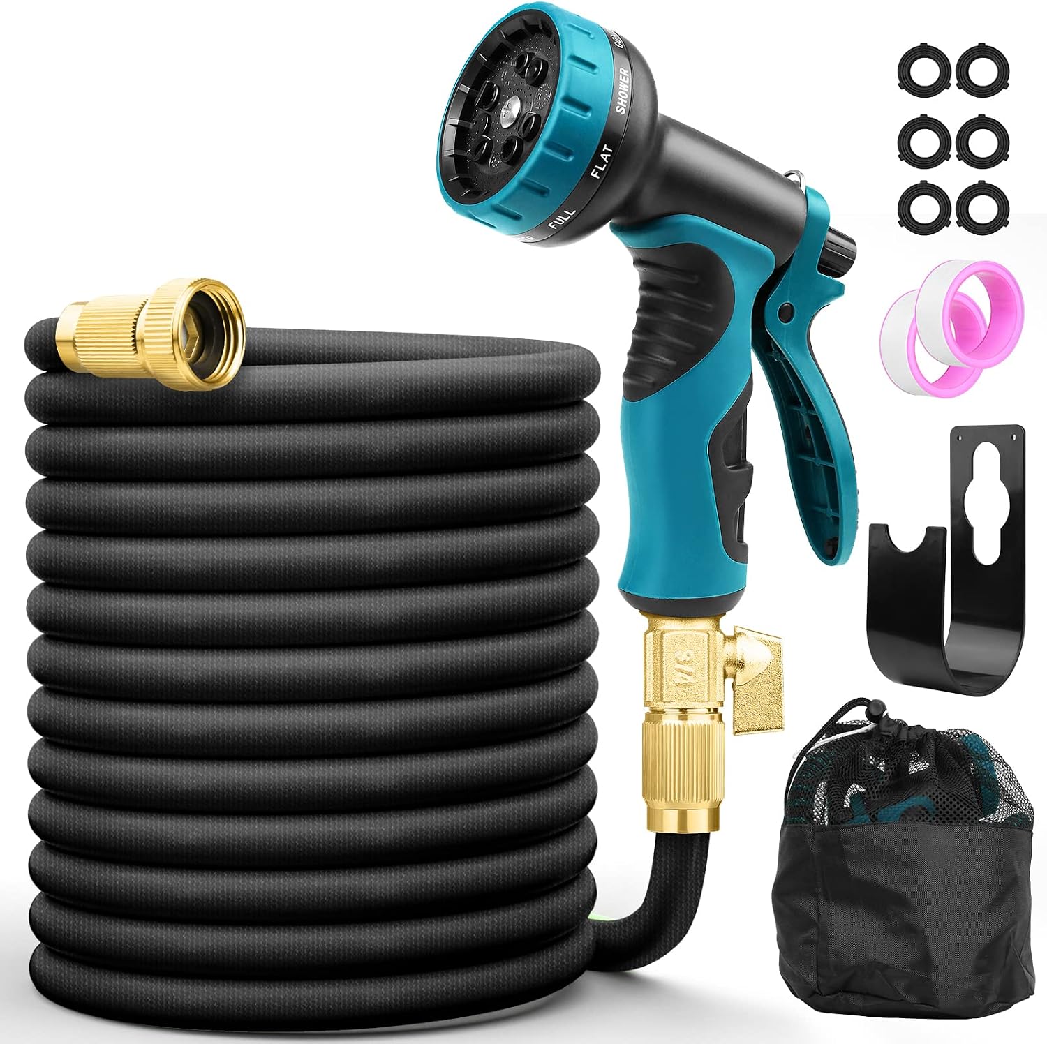 Amazon.com : Garden Hose 100ft Garden hoses - Water Hose 10 Function ...