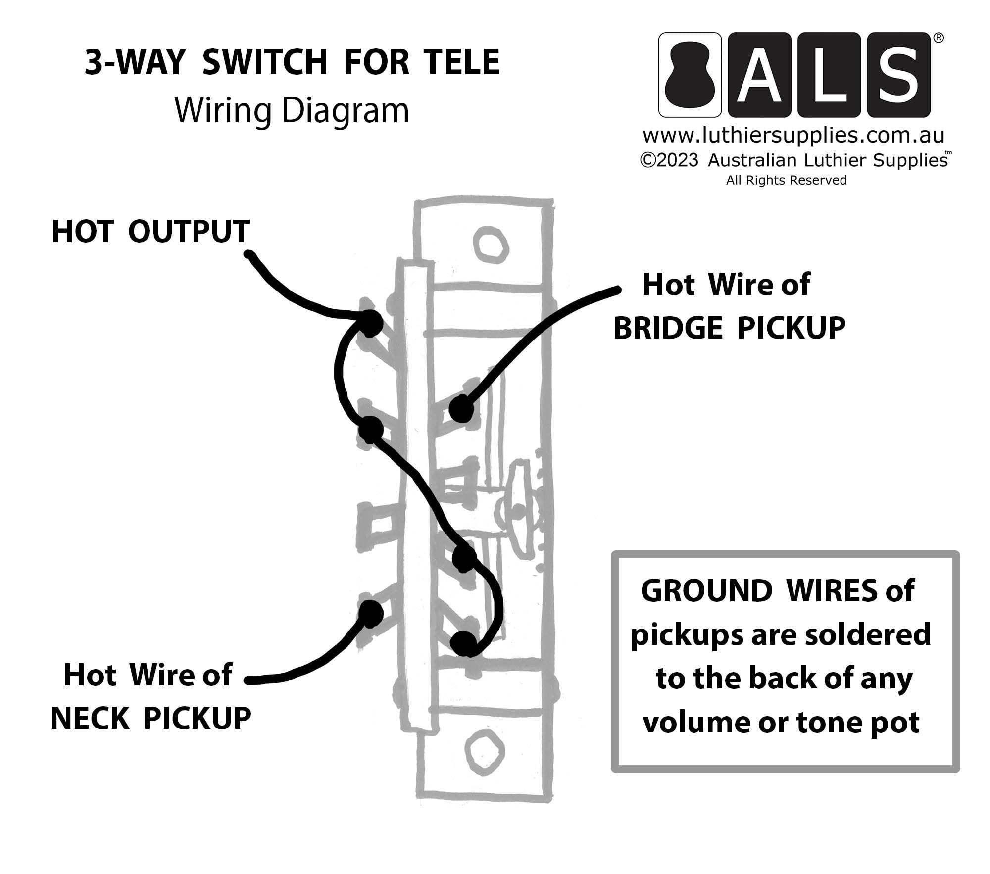 Telecaster 3 Way Switch Wiring Diagram