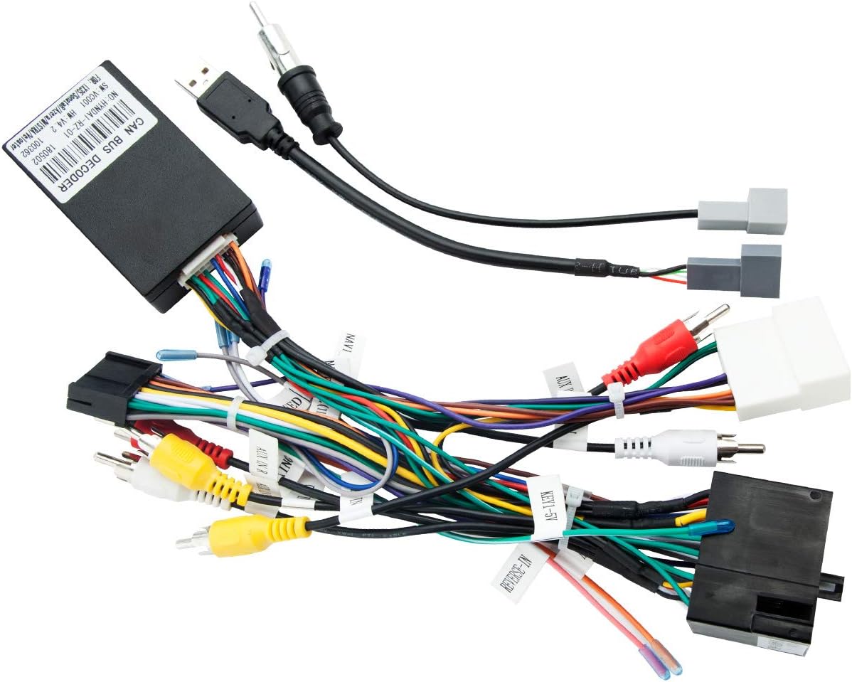 Amazon.com: XTRONS® ISO Wiring Harness Adaptor Connector Lead Cable ...