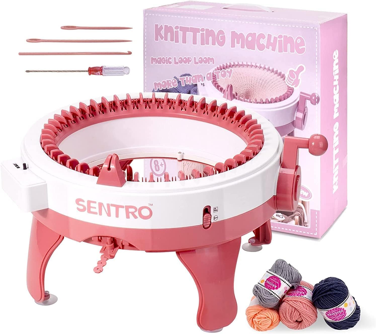 Amazon.com: RVtiooy SENTRO Knitting Machine, Knitting Machine 48 ...