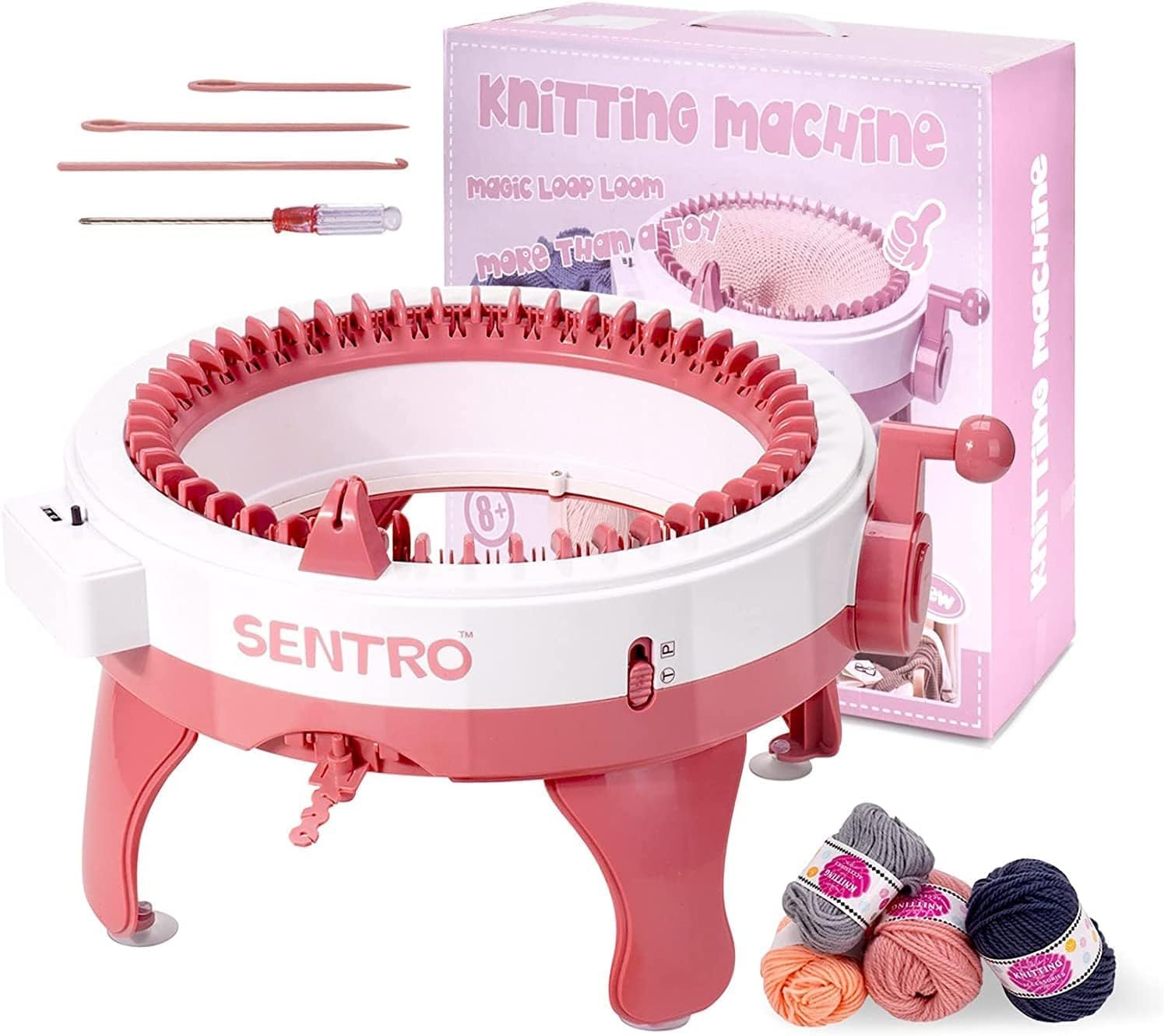 Amazon.com: RVtiooy SENTRO Knitting Machine, Knitting Machine 48 ...