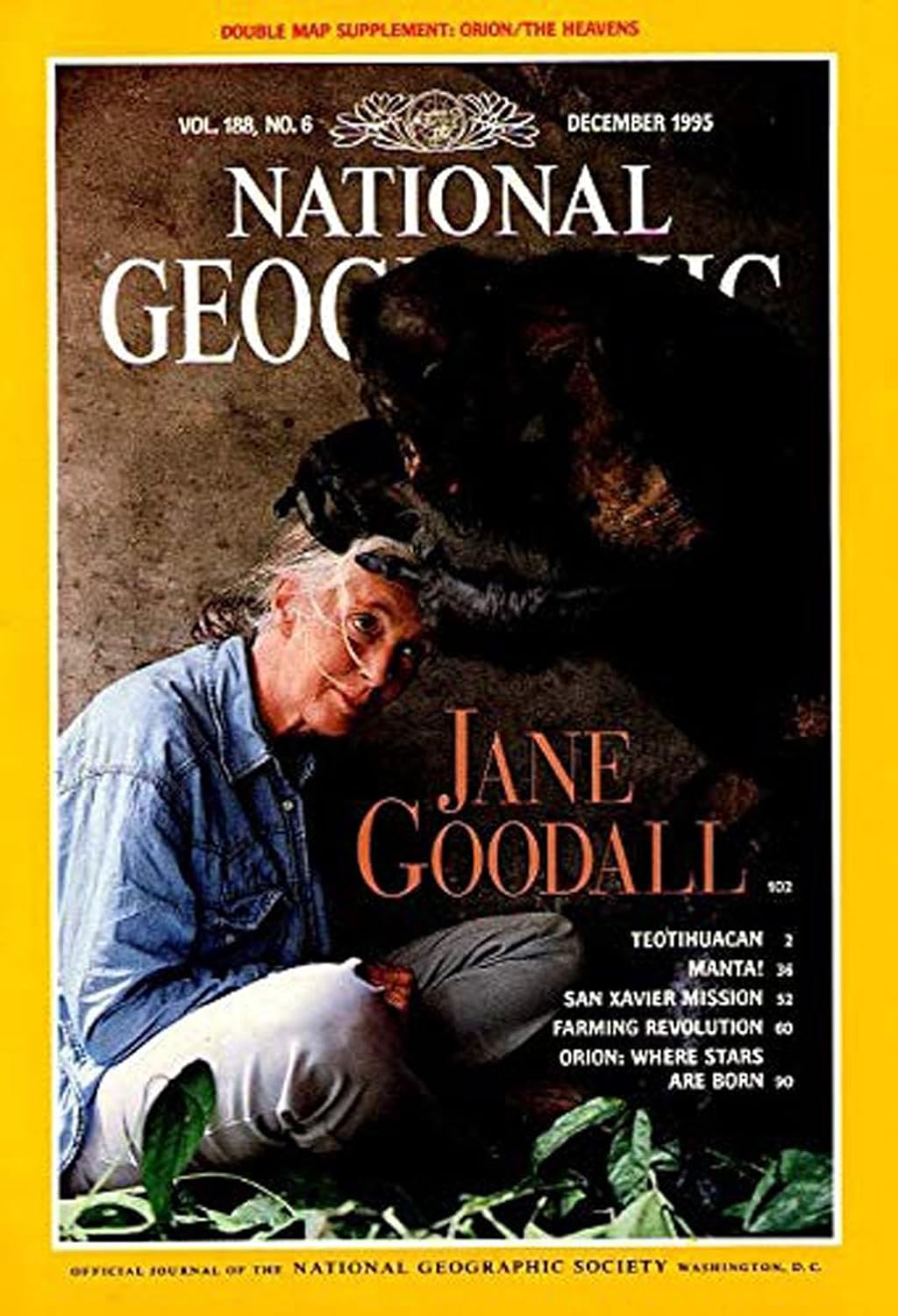 National Geographic Magazine, December 1995 (Vol. 188, No. 6): National ...