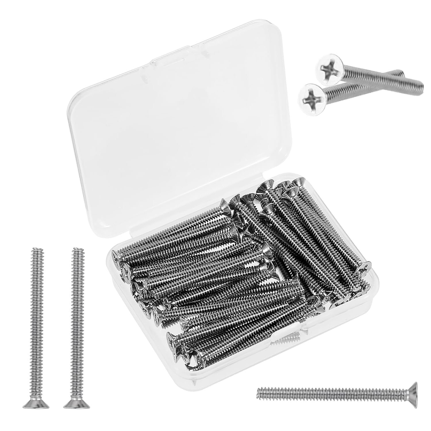 Amazon.com: 50 Pcs Extra Long Outlet Screws Long Electrical Mounting ...