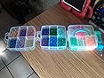Perler Bead Large Organizer Stackable Storage Container Bead Trays, 3pc ...