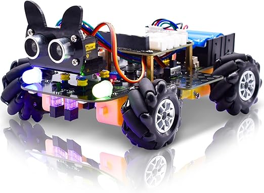 BBC Micro bit 4WD Mecanum Robot Car Kit für Microbit V2 (Nicht im ...