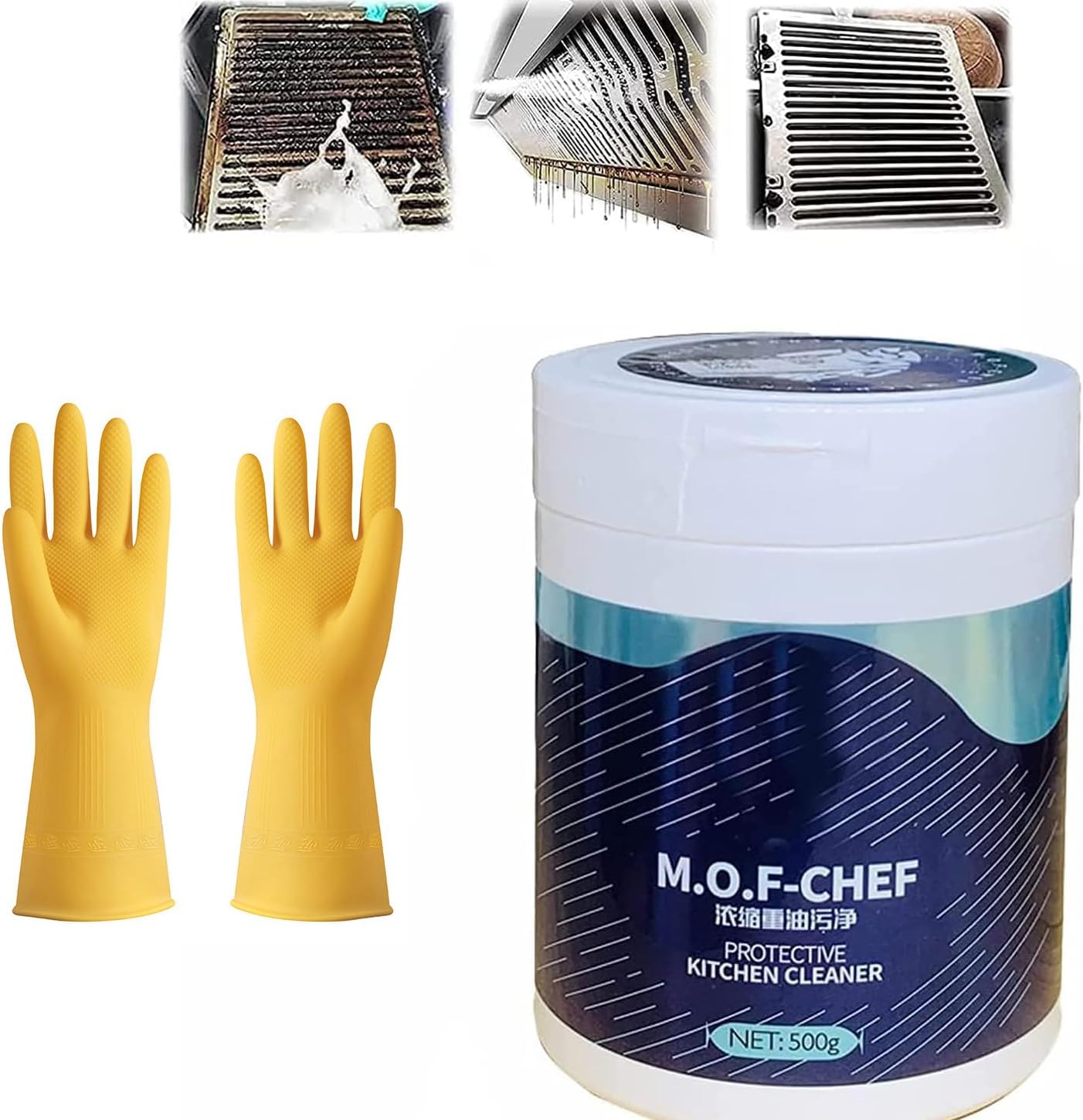 Amazon.com: ANCAI M.O.F-CHEF Protective Kitchen Cleaner, Heavy Kitchen ...
