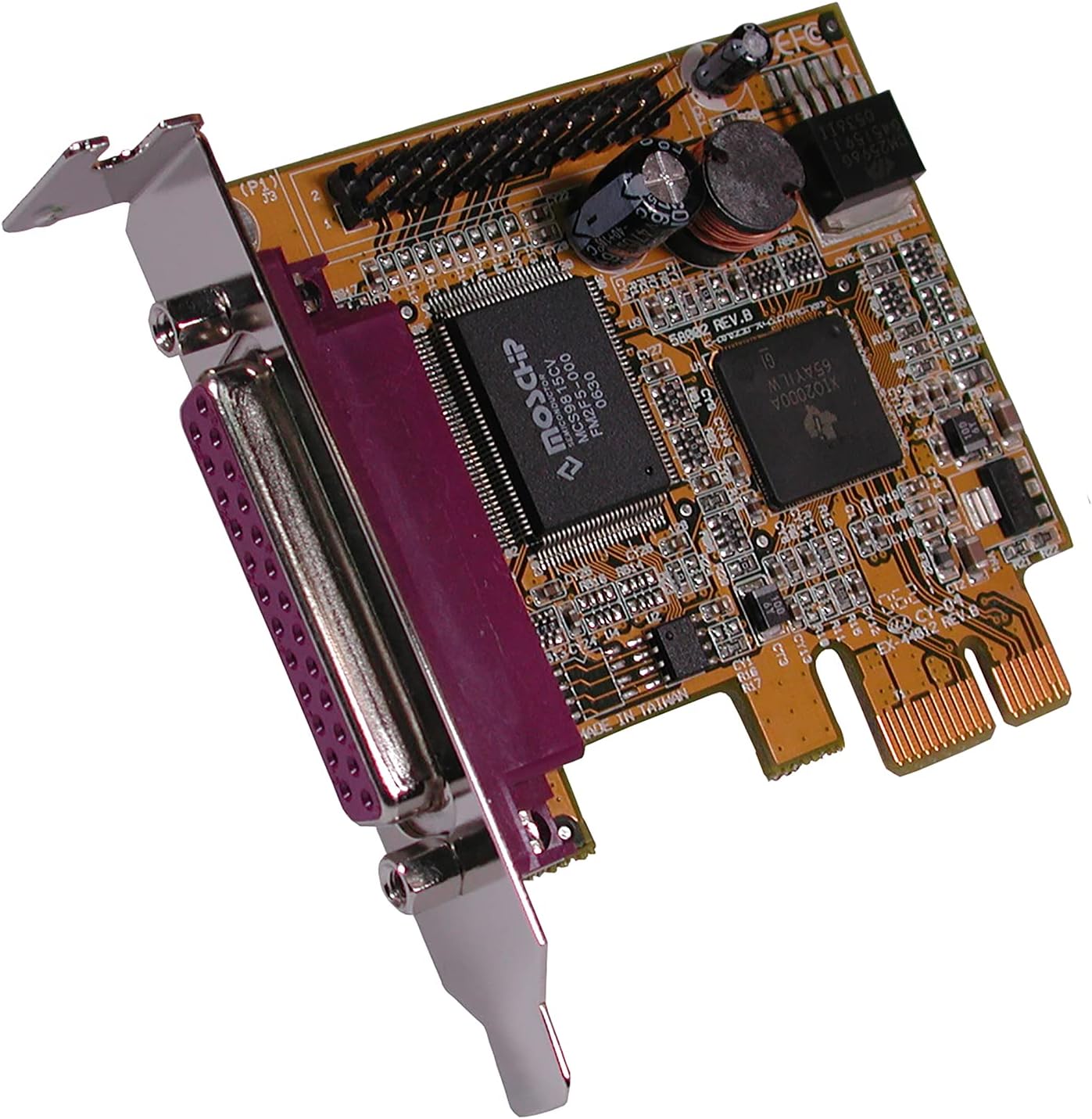 Amazon.com: BeMatik - PCI-Express Card SPP EPP ECP parallel low-profile ...
