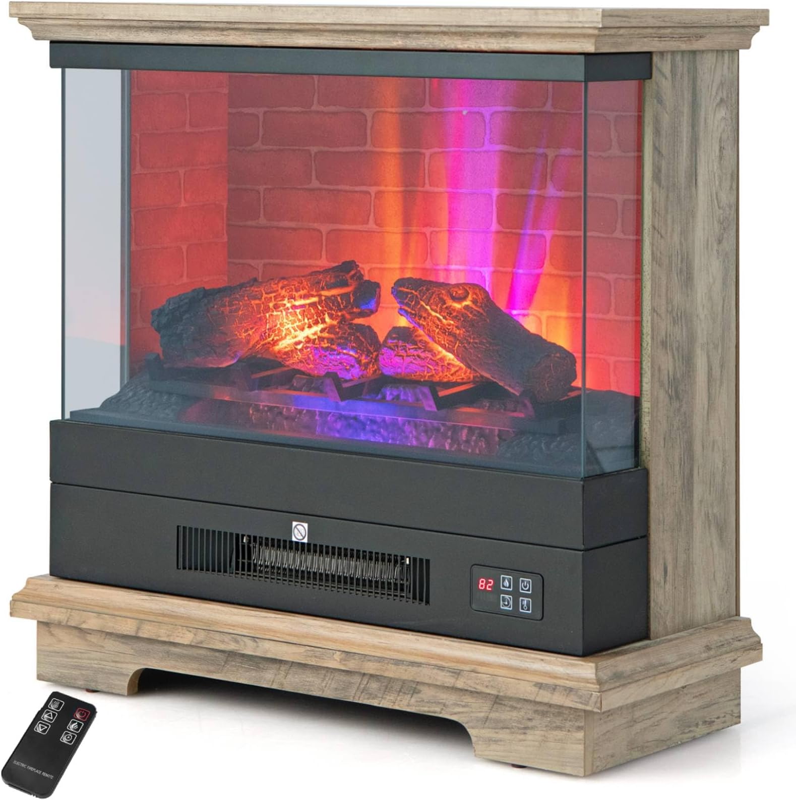 Adam Blenheim Electric Fire in Chrome : Amazon.co.uk: DIY & Tools