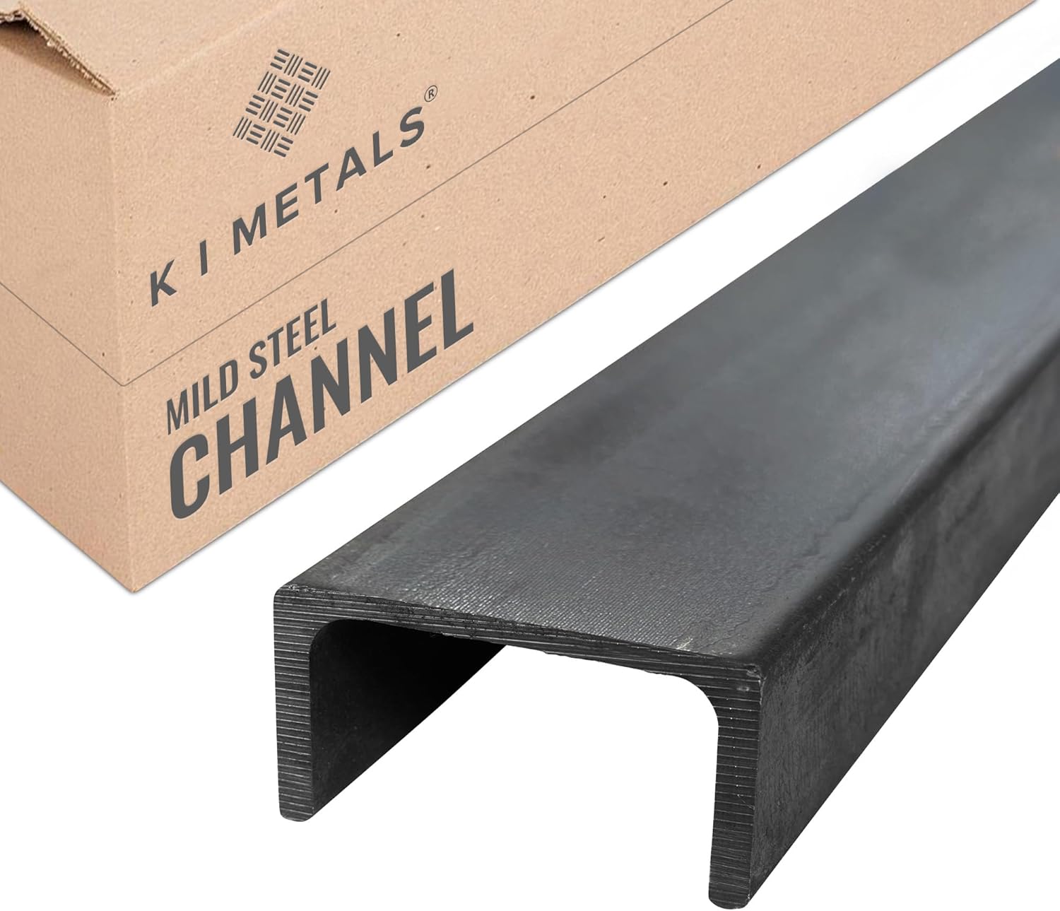 K I Metals Mild Steel Channel - 40mm Width x 20mm Height x 5mm ...