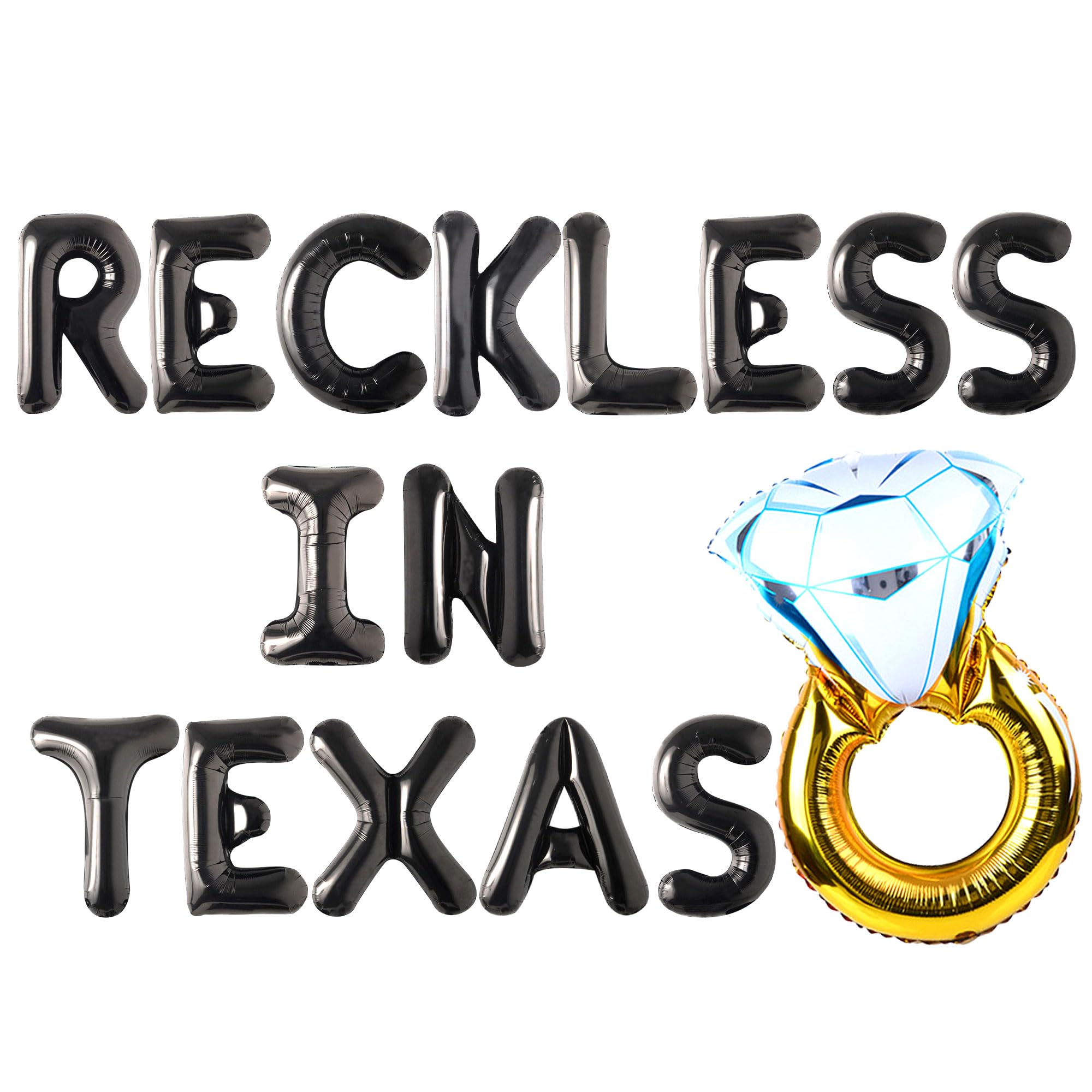 Amazon.com: Reckless In Texas Bachelorette Balloons Reckless In Texas ...
