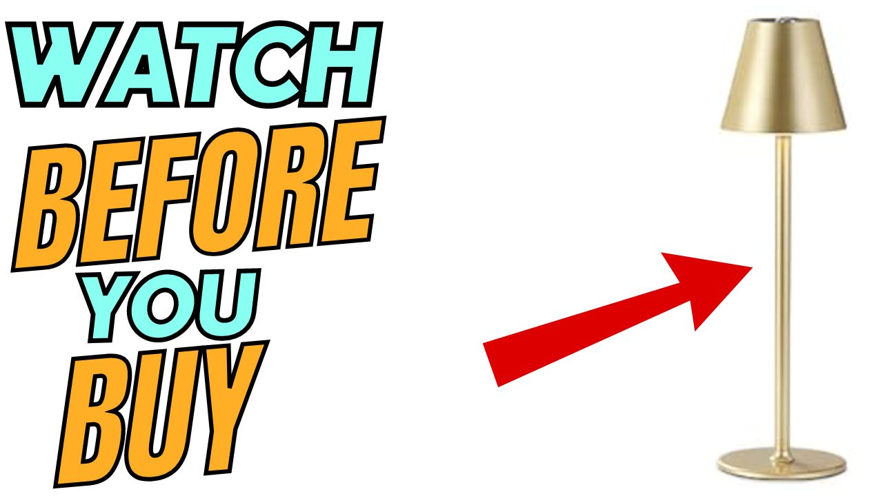 Watch Watch Before You Buy Timjorman LED Cordless Table Lamp on Amazon Live