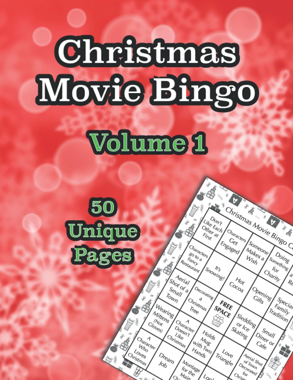 Amazon.com: Christmas Movie Bingo - for watching sappy, cheesy ...
