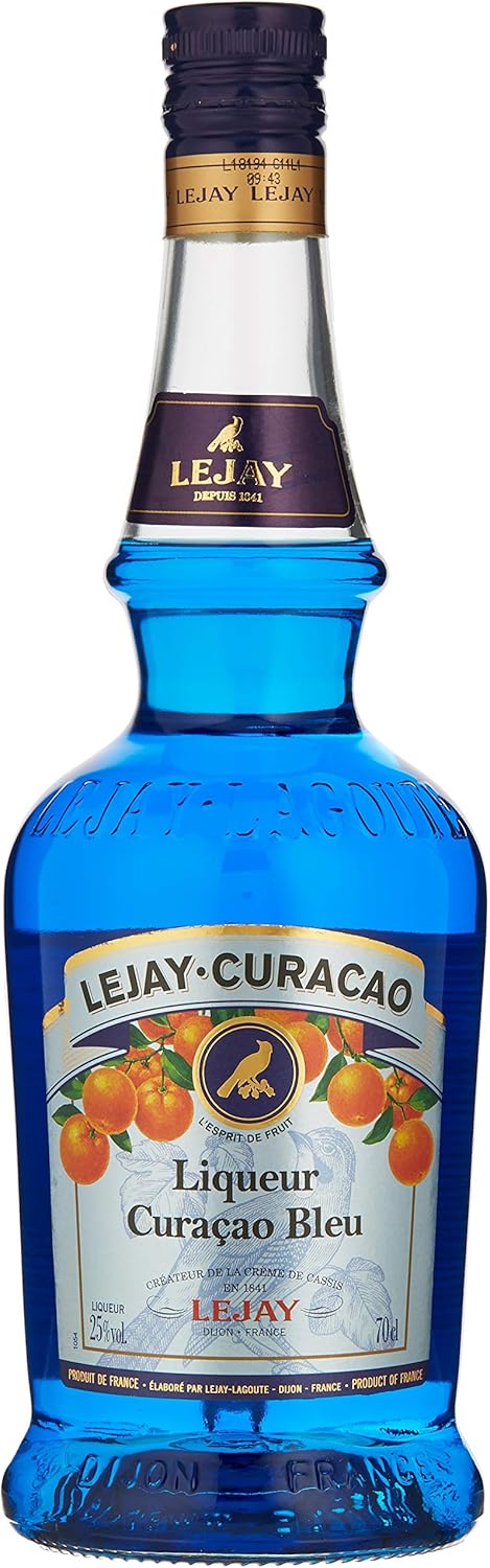 Lejay Lagoute Blue Curacao Orange Flavoured French Liqueur, 70 cl ...