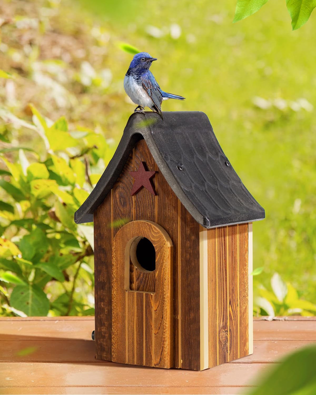 Amazon.com : Bluebird Bird Houses for Outside with 1.5" Entrance Perch ...