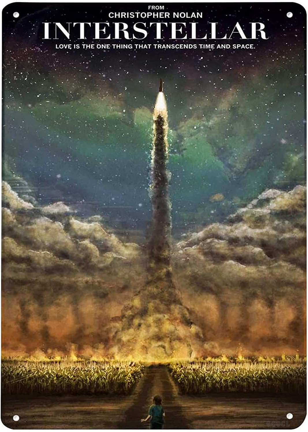 Amazon.com: GCOCL Interstellar Movie Metal Sign Plaque Iron Painting ...