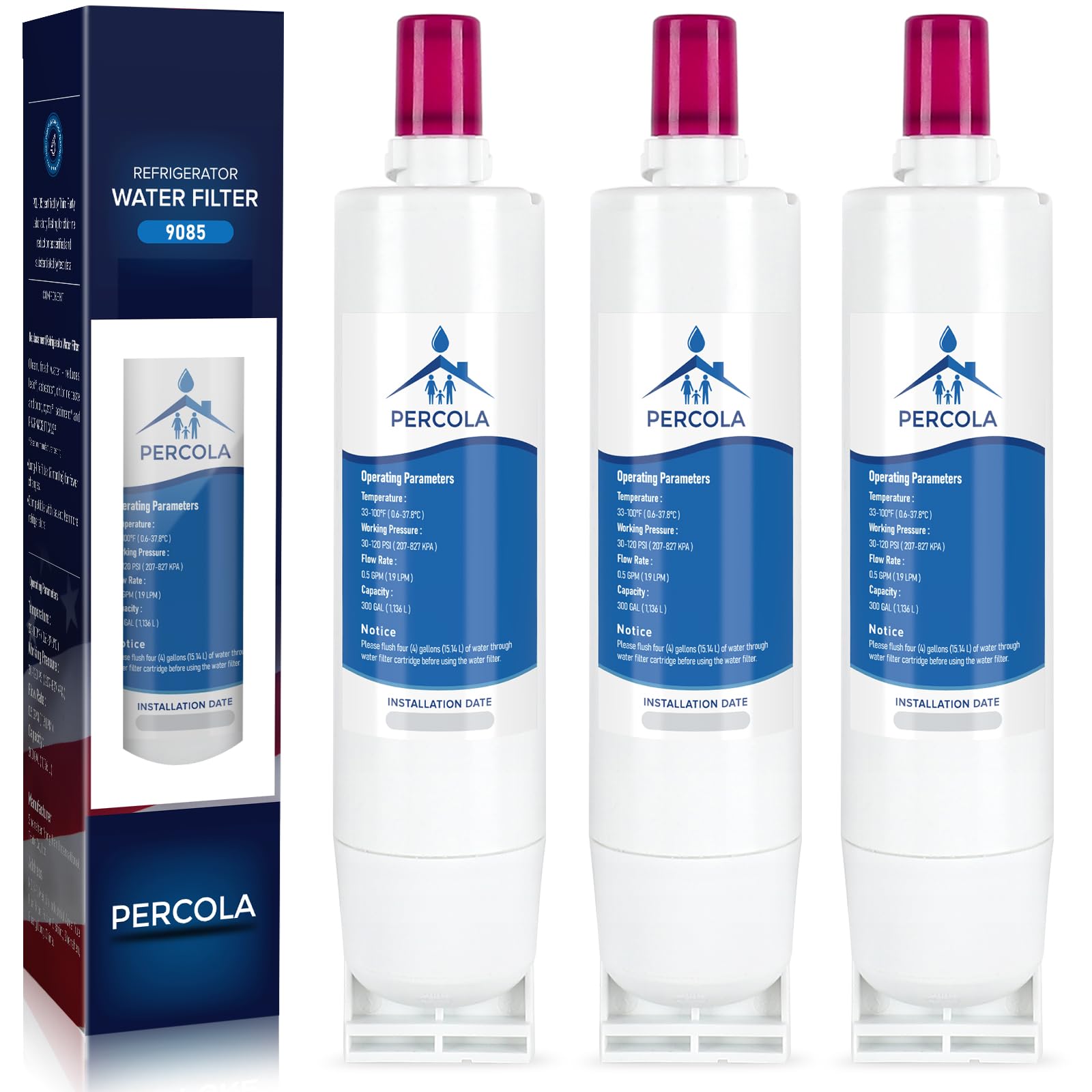 Amazon.com: PERCOLA 9085 Water Filter Replacement for Kenmore 46-9085 ...