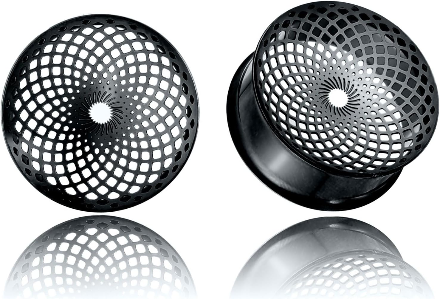 Amazon.com: LADEMAYH 2 PCS Vortex Design Ear Plugs Gauges for Ears ...