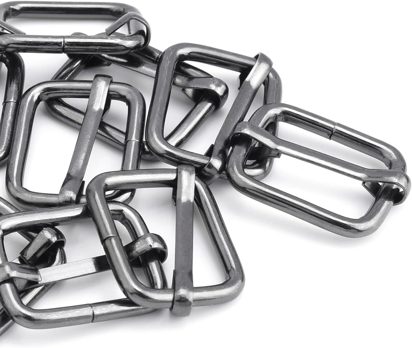 Amazon.com: CooBigo 24Pcs 1" Adjustable Buckles Metal Slider Buckles ...