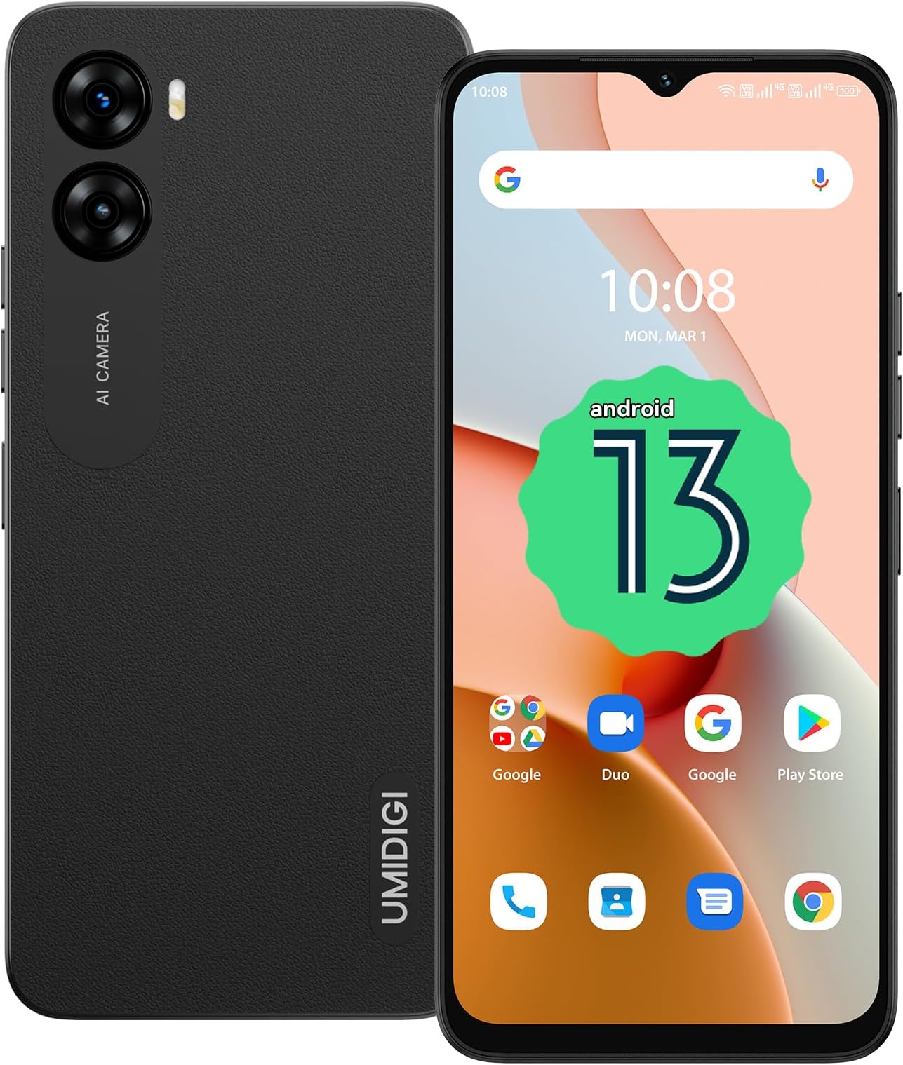 Amazon.com: UMIDIGI G3 Android 13 Unlocked Cell Phone Dual Sim 4G LTE ...