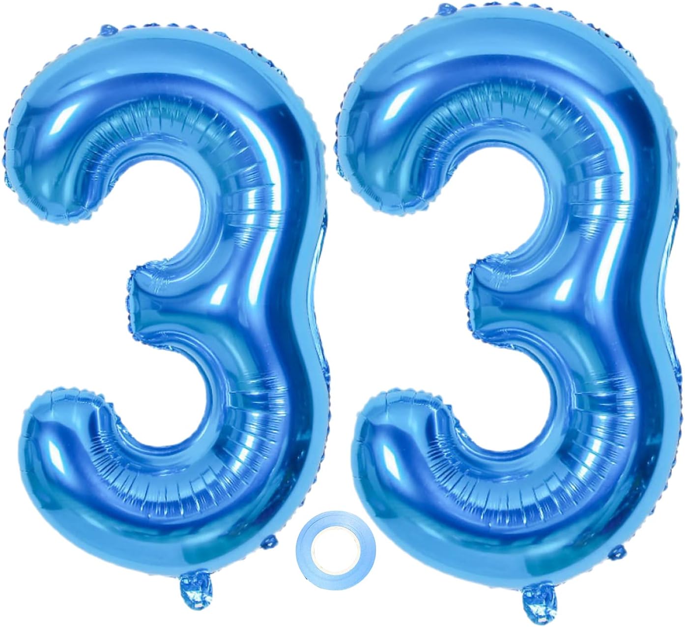 Amazon.com: Number 33 Balloons 32 inch Digital Balloon Alphabet 33th ...
