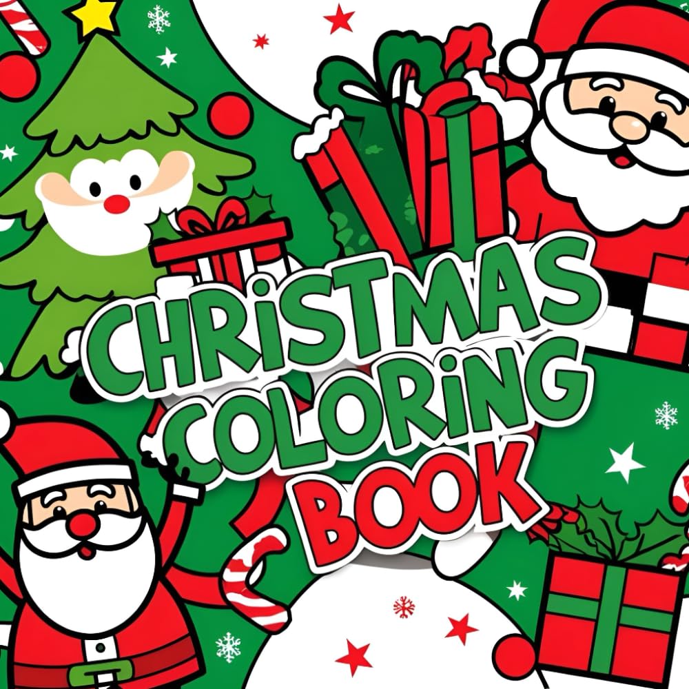 Amazon.com: Bold & Easy Christmas Coloring Book: Fun Designs for All ...