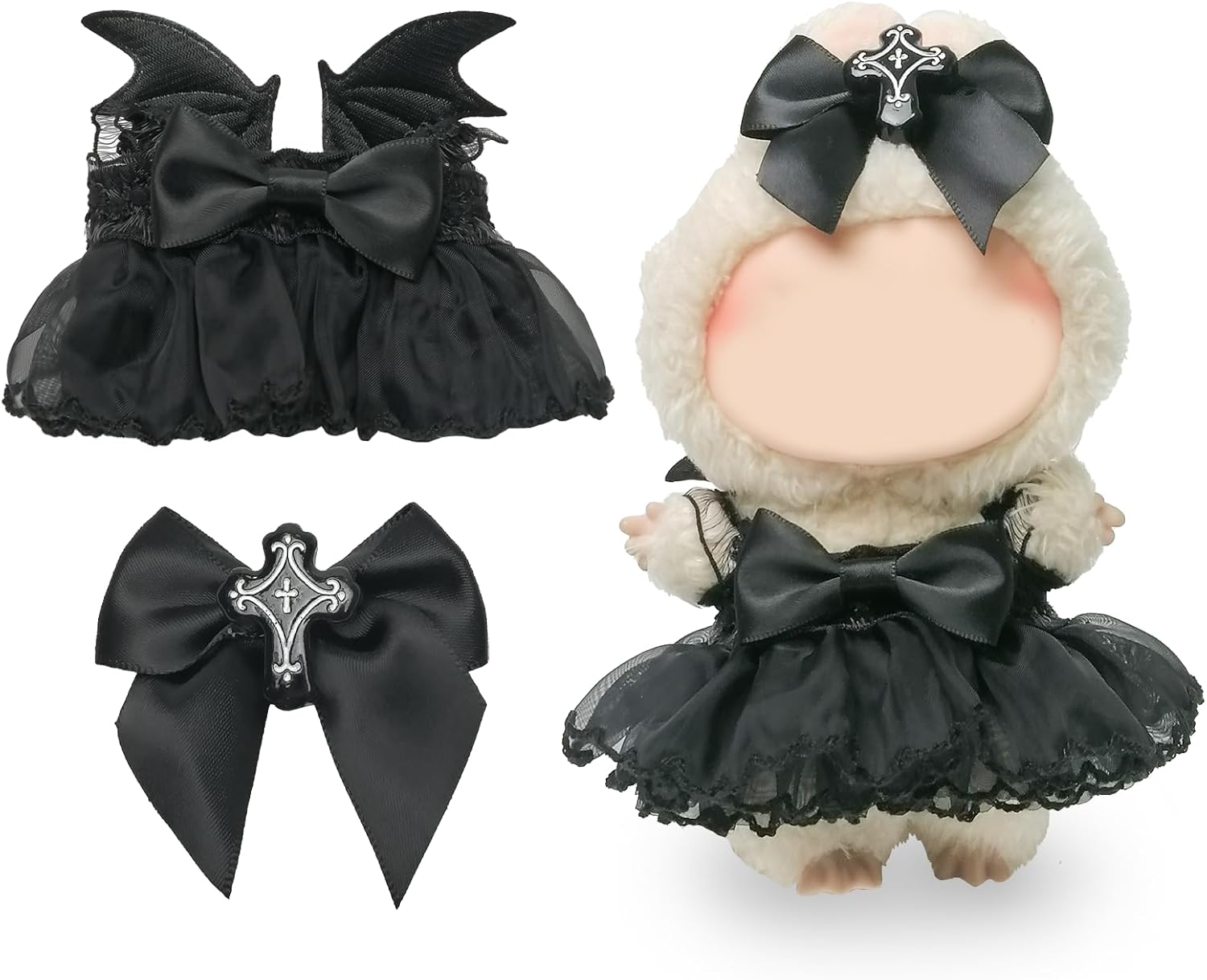 Amazon.com: Clothes Compatible with Labubu Doll, Labubu Outfit Set ...