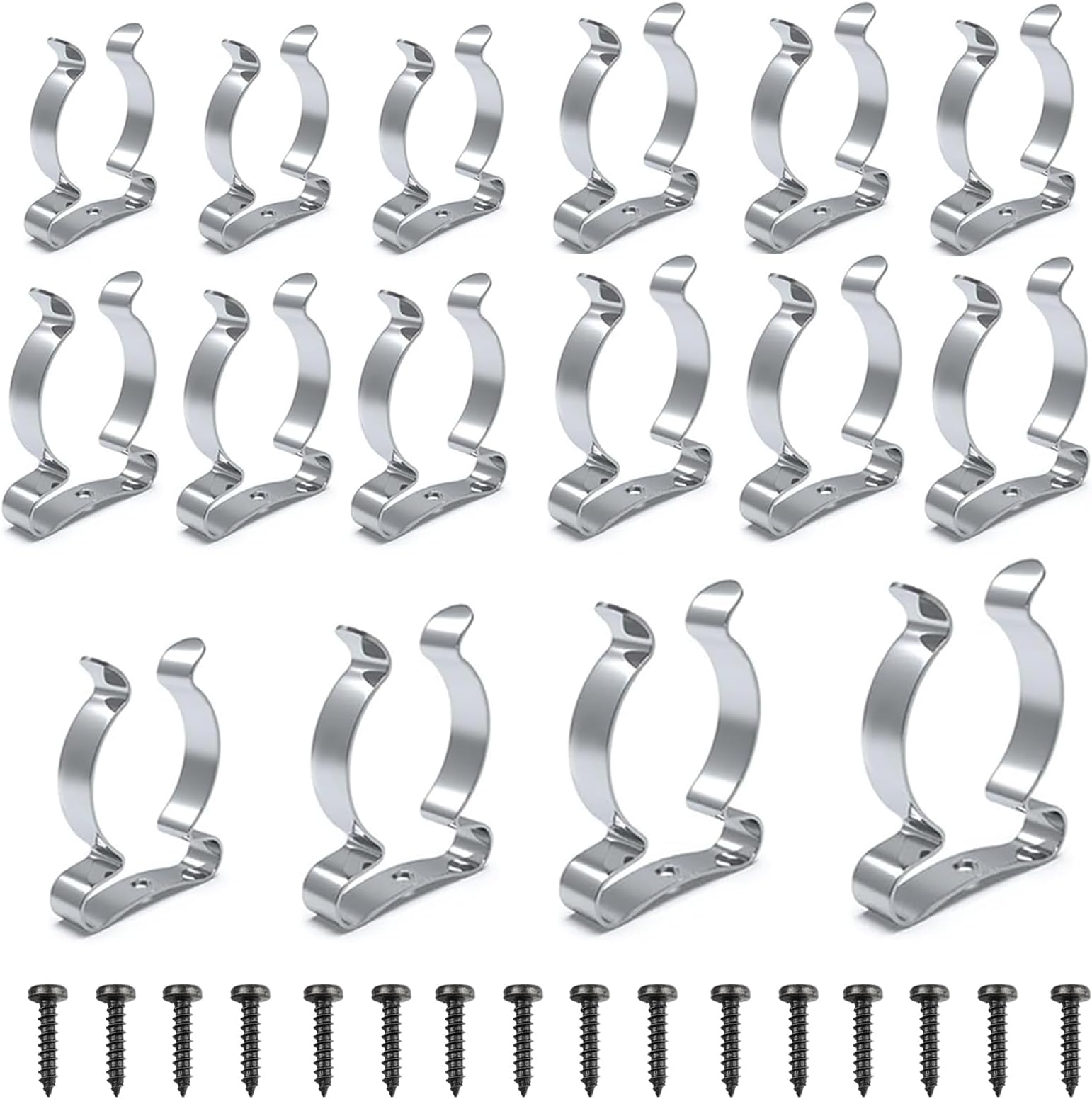 10PCS Spring Clips Spring Terry Clips Open Type Spring Steel Tool Clips ...