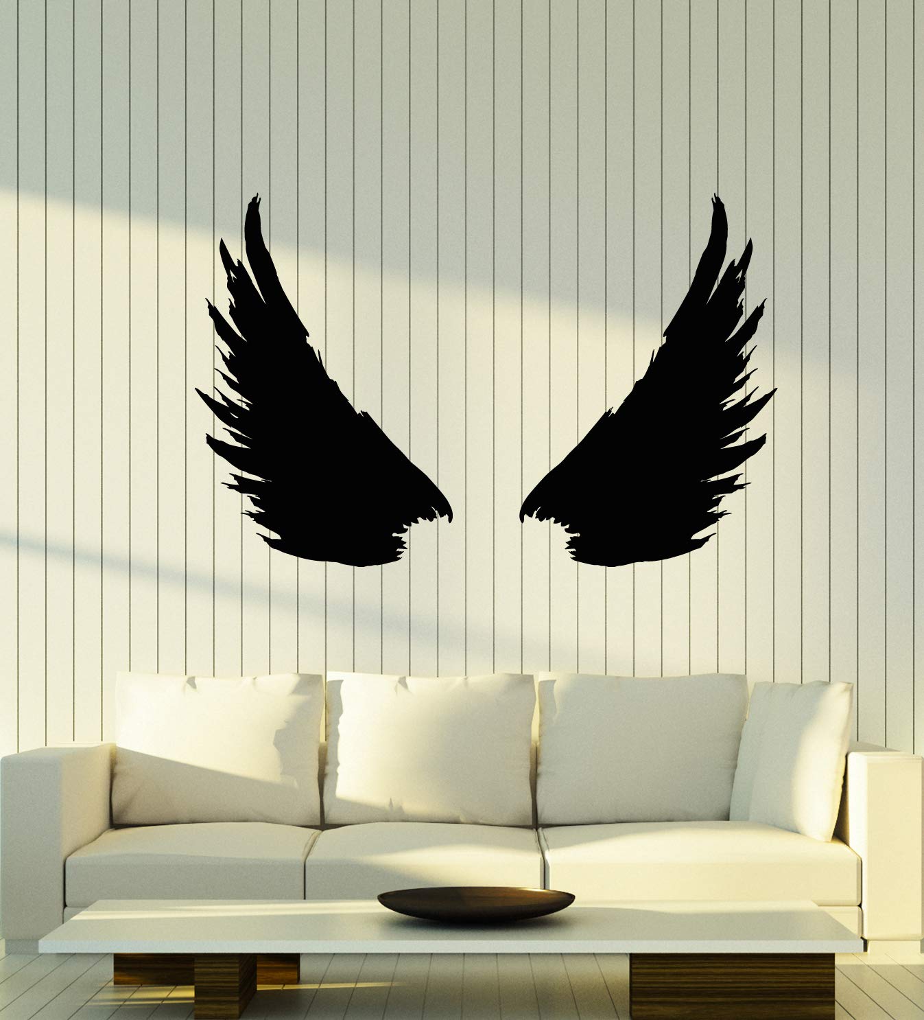 Amazon.com: Vinyl Wall Decal Bird Feathers Wings Flight Wingspan ...